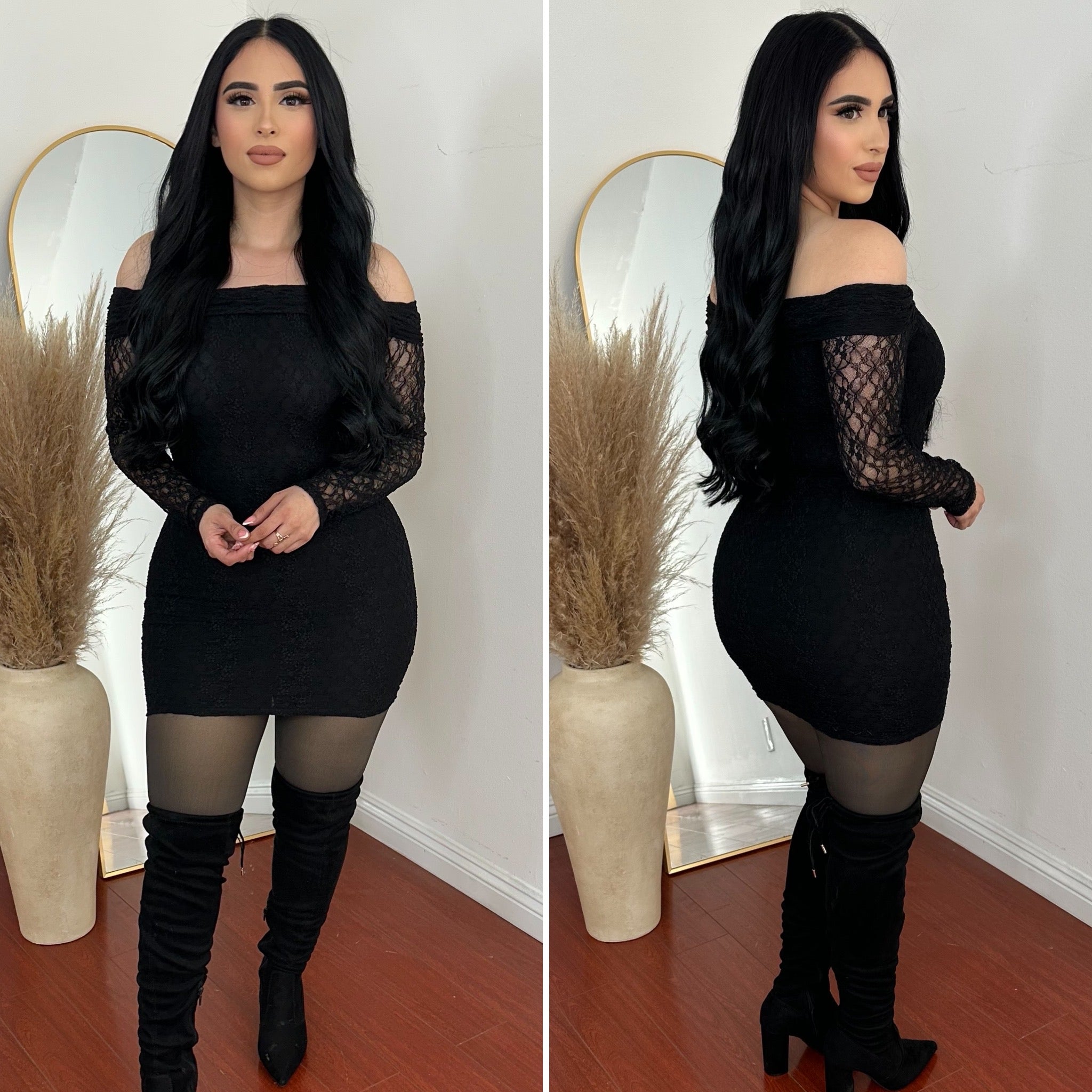 Neila Dress - (BLACK) – Cabanna Fashion